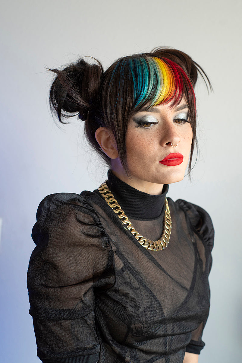 Signature Color Collection Side Swoop Bangs – Rainbowheads