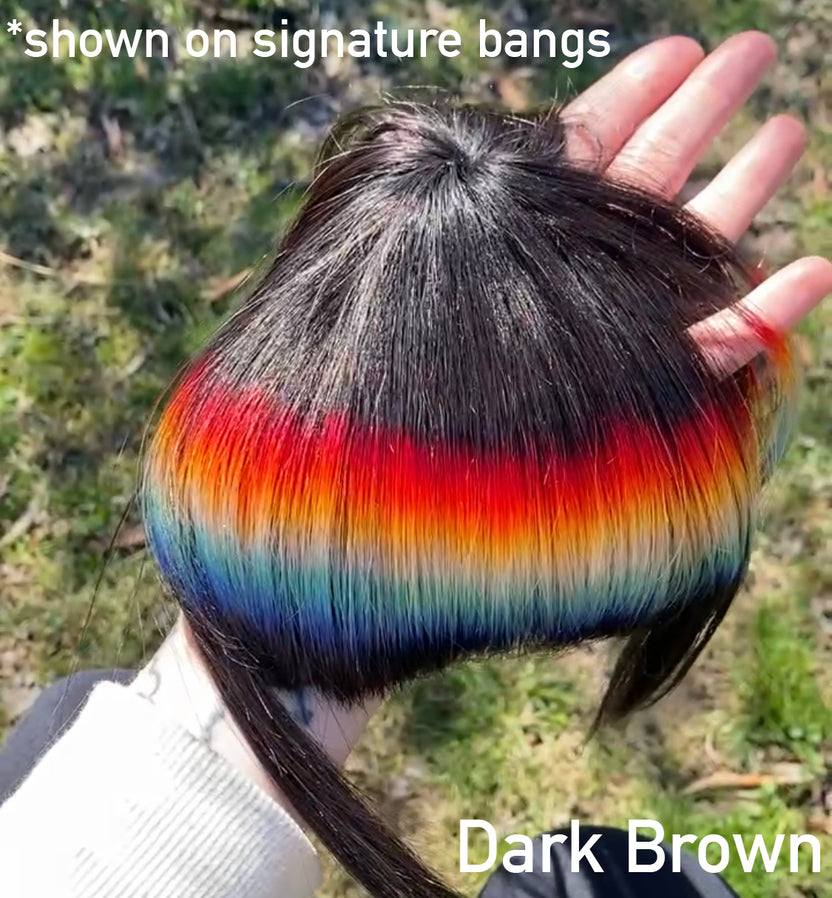 Signature Color Collection Side Swoop Bangs – Rainbowheads
