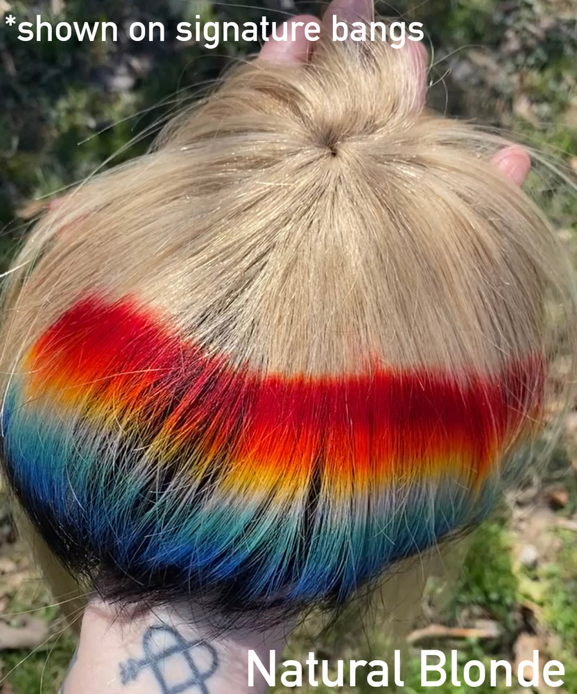 Signature Color Collection Side Swoop Bangs – Rainbowheads